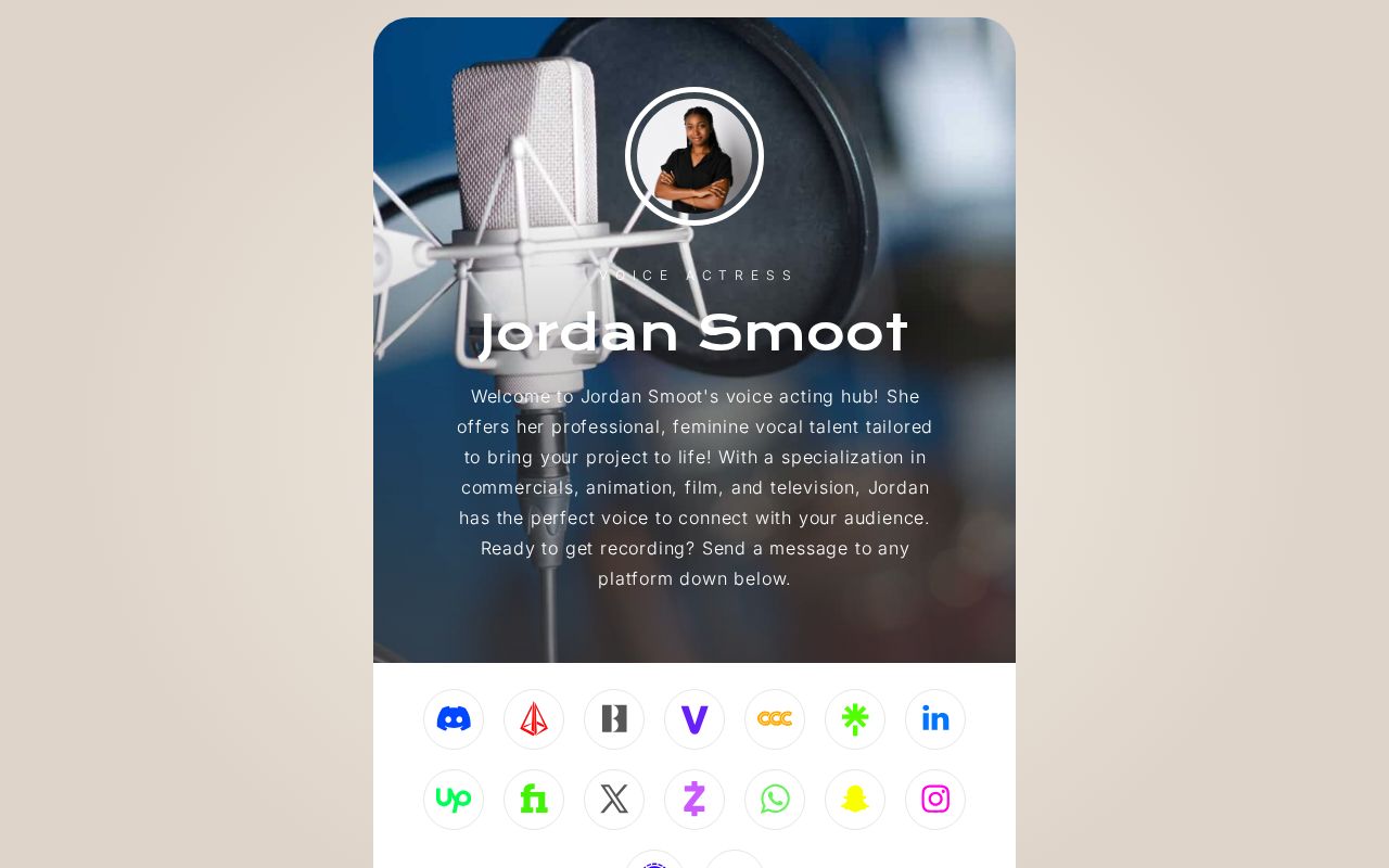 Jordan Smoot Voice Actress